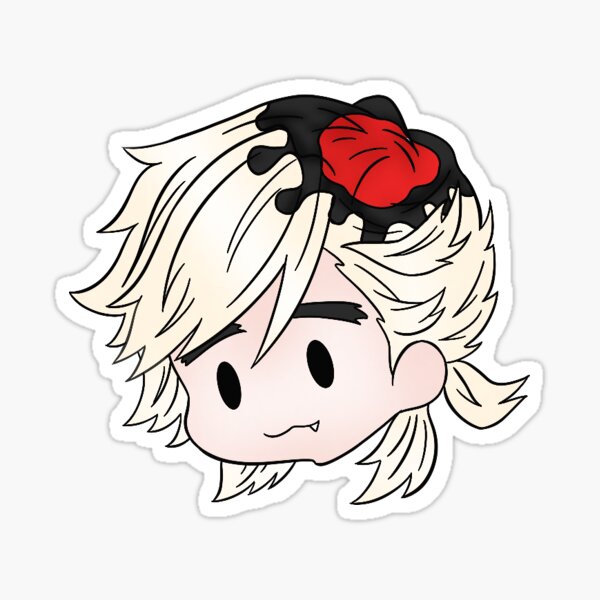 "Demon Slayer: Kimetsu No Yaiba Cute Douma Emote" Sticker by AvalonArts ...