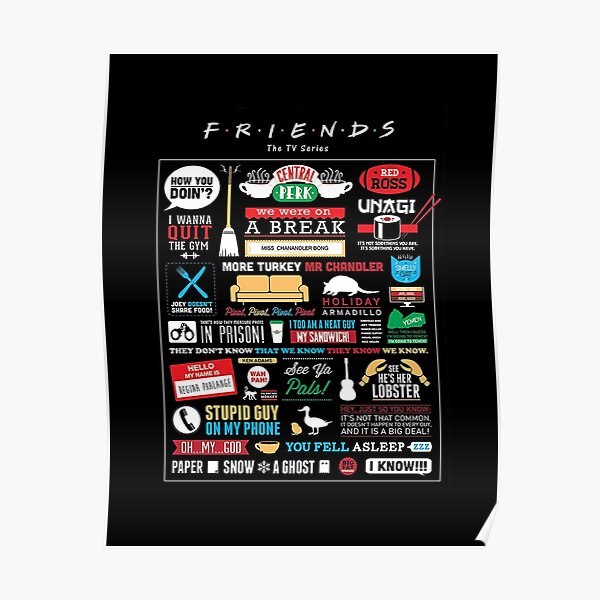 Friends Posters | Redbubble