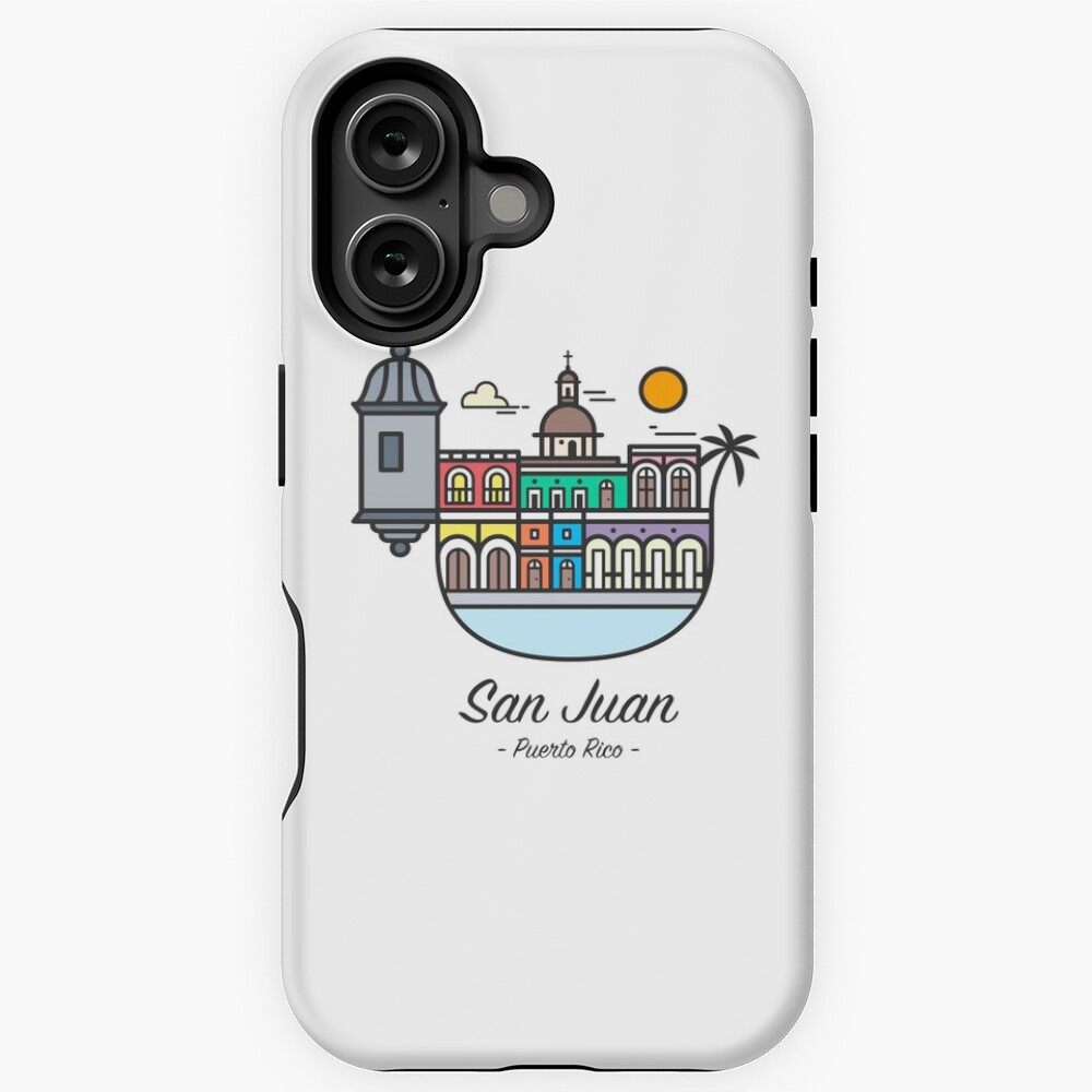 "San Juan, Puerto Rico - Color" Sticker for Sale by Jchevere | Redbubble