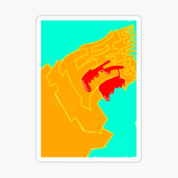 "Ooze" Sticker for Sale by WarBabyArt | Redbubble