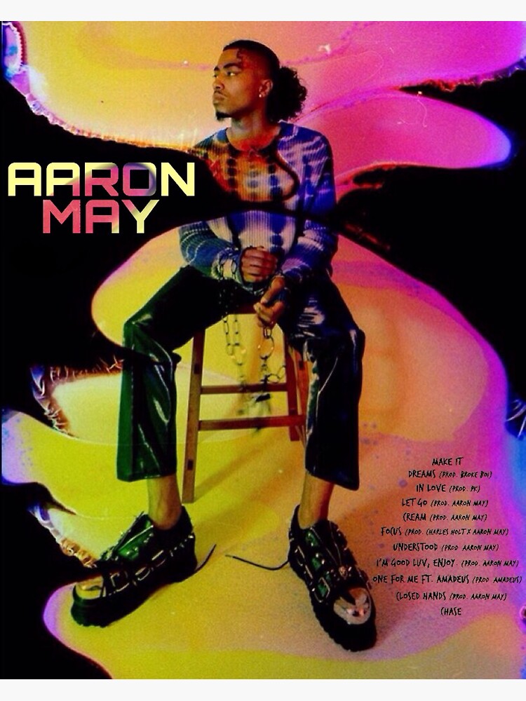 "Aaron May Chase Album " Sticker by meatball0710 | Redbubble