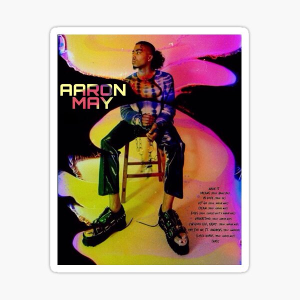 "Aaron May Chase Album " Sticker by meatball0710 | Redbubble