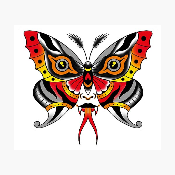 "Devil Butterfly" Photographic Print for Sale by DanaPumpkin | Redbubble