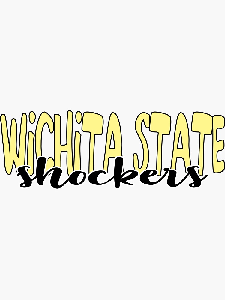 "Wichita State Shockers" Sticker for Sale by Simply Sarah | Redbubble