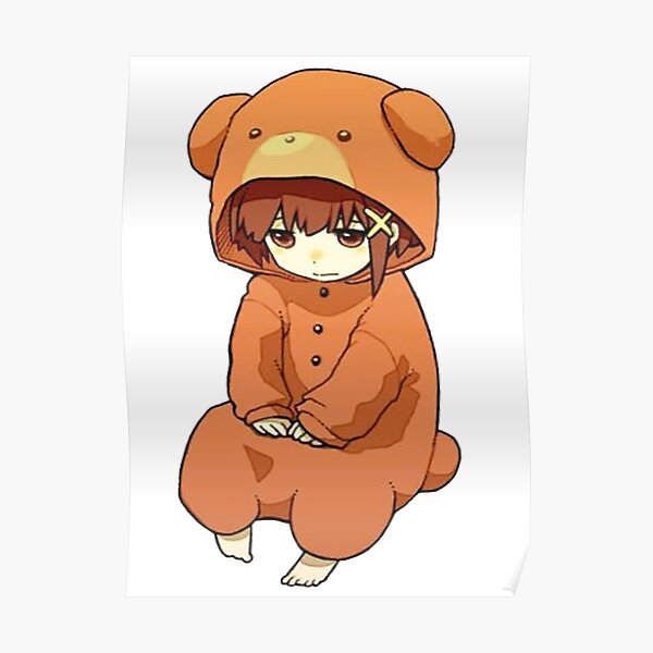 "Lain Bear" Poster by Dolphin-5k | Redbubble