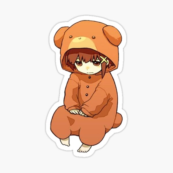 "Lain Bear" Sticker by Dolphin-5k | Redbubble