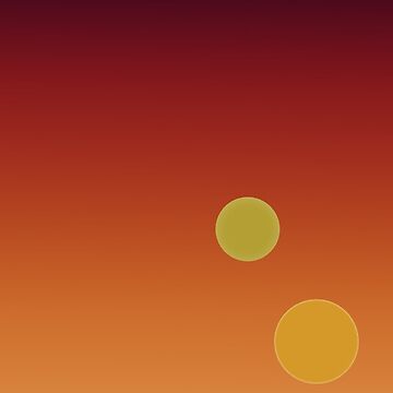 "Binary Sunset " Sticker for Sale by Keegan Beard | Redbubble