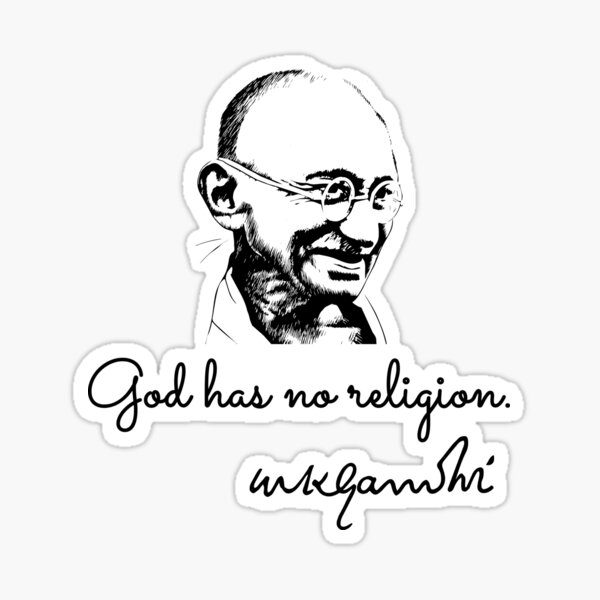 Mahatma Gandhi Stickers | Redbubble