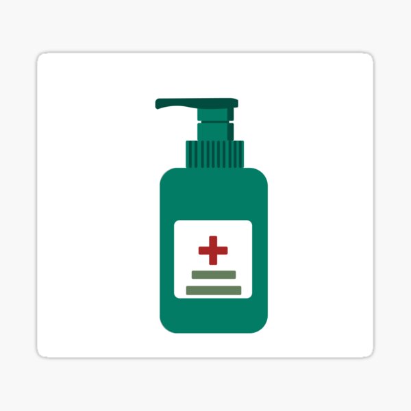 "soap, hygiene, disinfection, hand washing" Sticker for Sale by ...