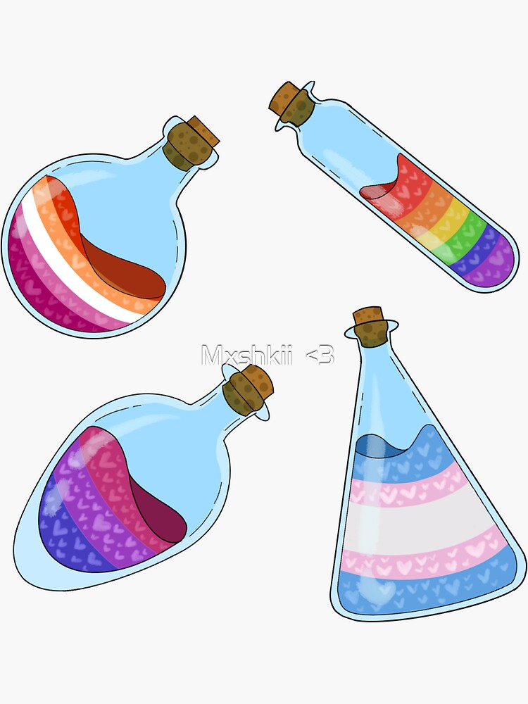 Lgbt Potions Sticker For Sale By Momocooki3 Redbubble