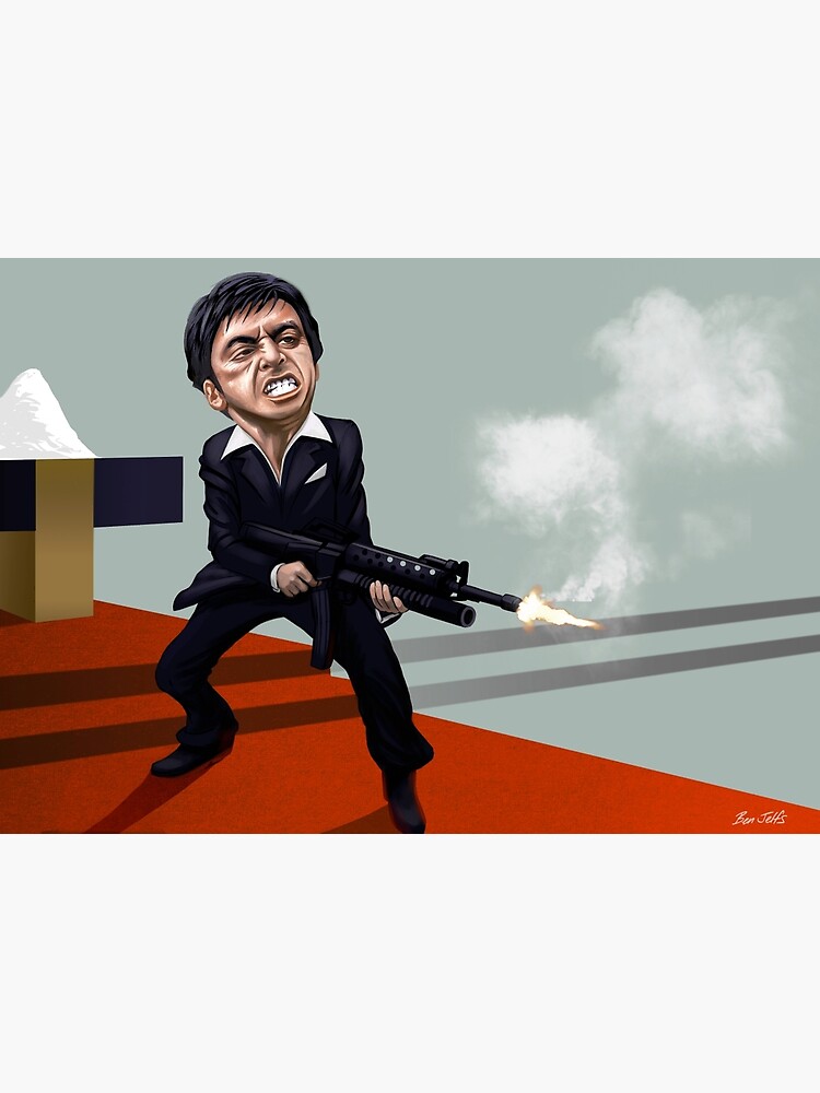 "Scarface" Poster by benjelfs | Redbubble