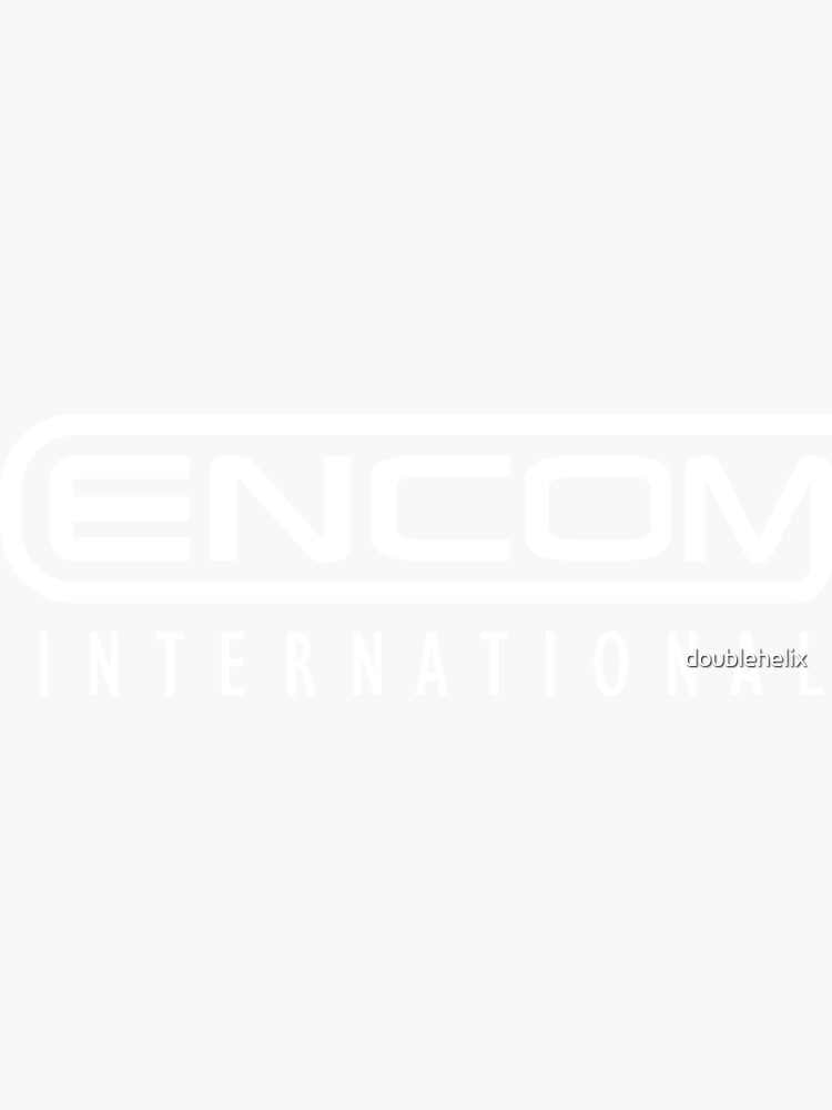 "encom" Sticker by doublehelix | Redbubble