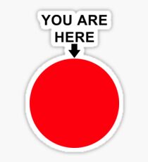 You Are Here: Stickers | Redbubble