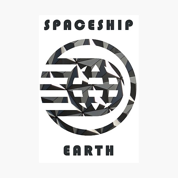 "Spaceship Earth Pattern " Photographic Print by mbswiatek | Redbubble