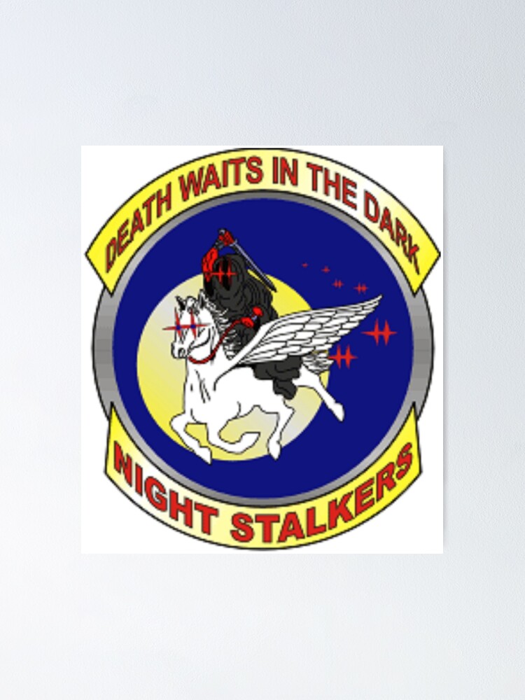 "US Army 160th SOAR – Night Stalkers Sticker Death waits in the dark ...