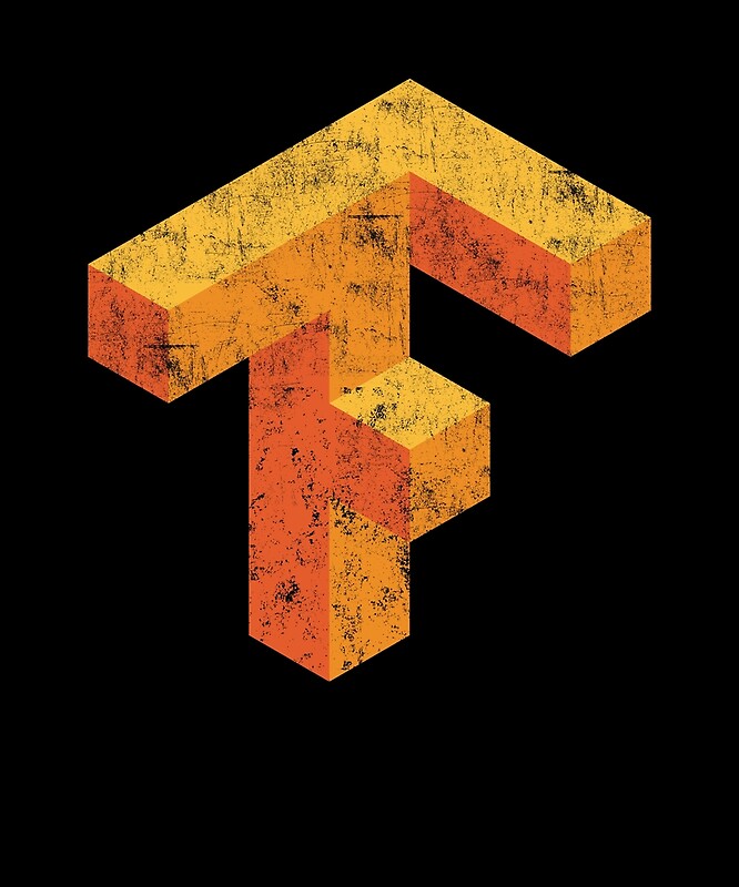 "Vintage TensorFlow Logo" by vladocar | Redbubble