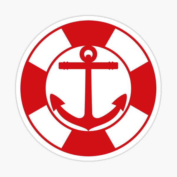 "Anchor" Sticker for Sale by auraclover | Redbubble