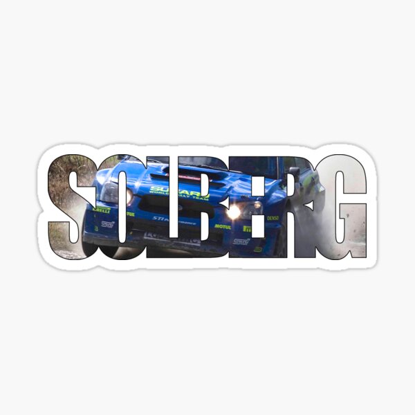 "Petter Solberg - World Rally champion" Sticker for Sale by Venusta ...