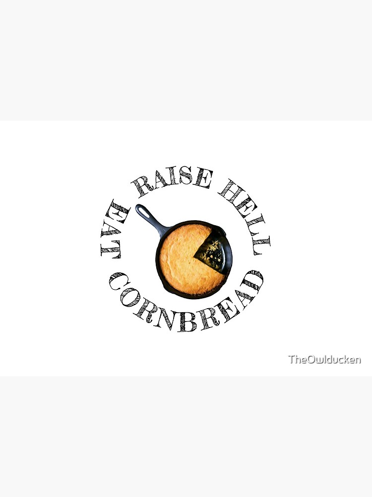 "Raise Hell Eat Cornbread-RHEC" Mask for Sale by TheOwlducken | Redbubble