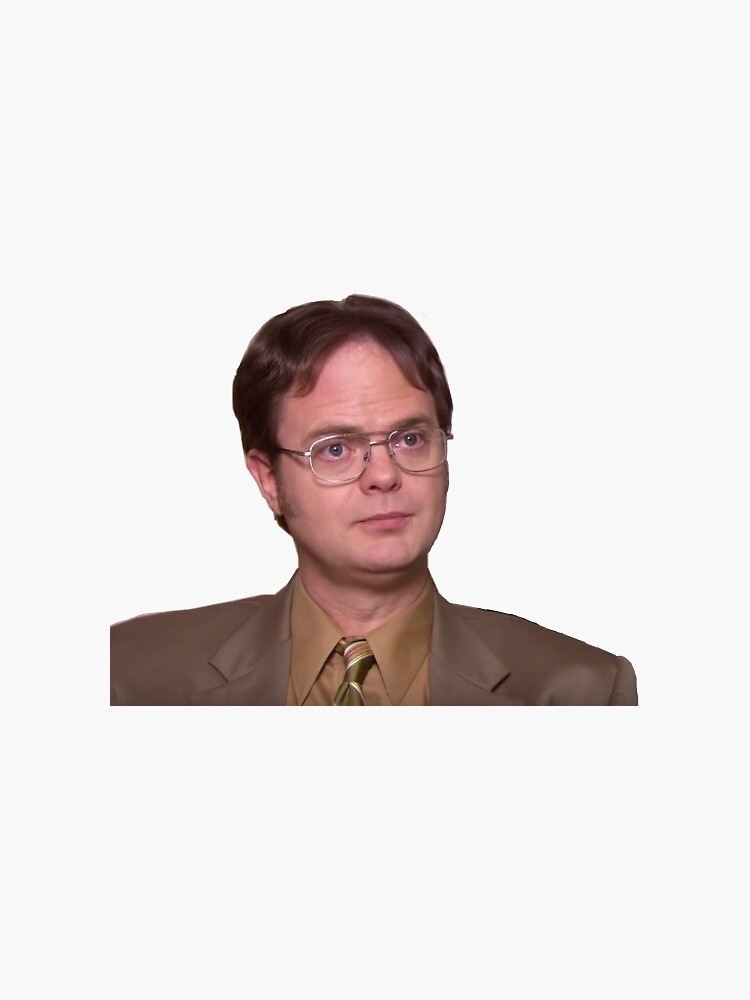 "Dwight Schrute" Sticker for Sale by urthsavanna | Redbubble