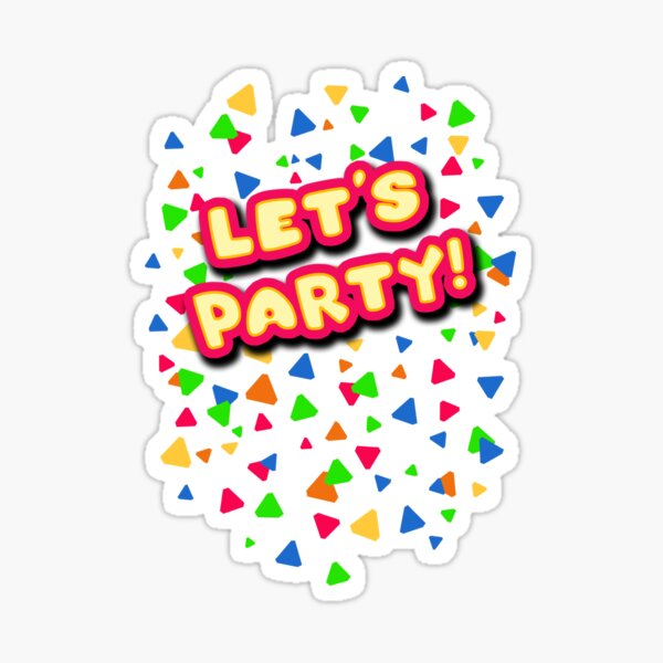 "Five Nights at Freddy's - FNAF - Let's Party - Toy Chica" Sticker for ...