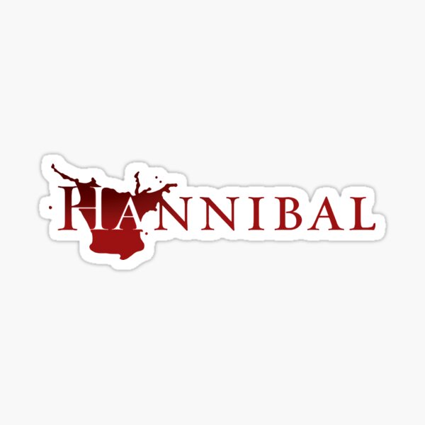 "NBC Hannibal" Sticker for Sale by tirmedesign | Redbubble