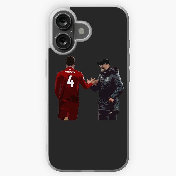 "Virgil van Dijk & Jurgen Klopp STICKER TSHIRTS BEDDING" iPhone Case ...