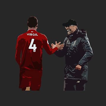 "Virgil van Dijk & Jurgen Klopp STICKER TSHIRTS BEDDING" iPhone Case ...