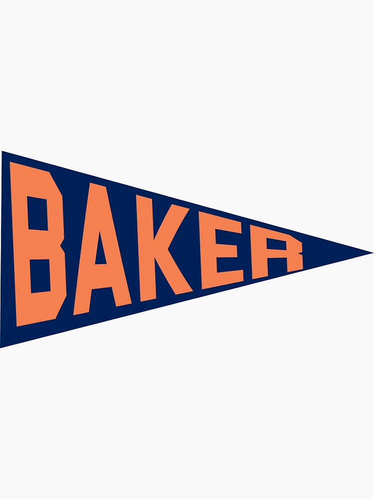 "Baker University- simple flag" Sticker for Sale by hoperobinett ...