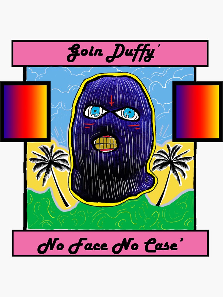 ""No Face No Case" Floridas Finest" Sticker for Sale by brandonmacduff1 ...