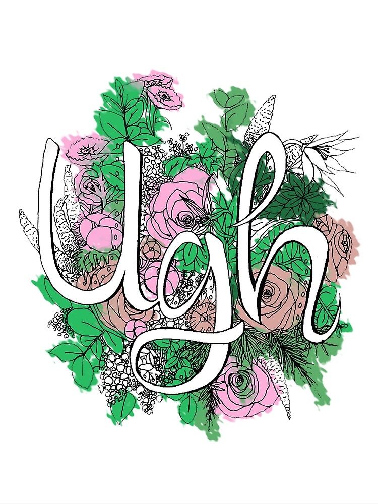 "Ugh typography // Digital edit" Art Print for Sale by milleniality ...