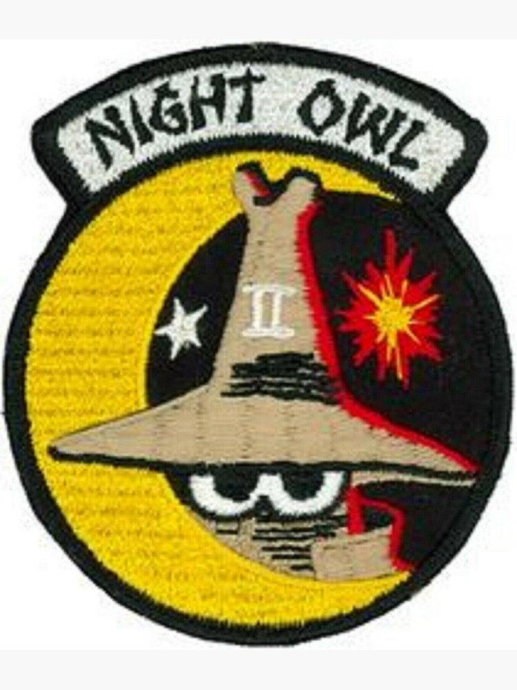 "USAF Phantom II F-4 Night Owl Patch Sticker" Sticker by MilitaryPlus ...