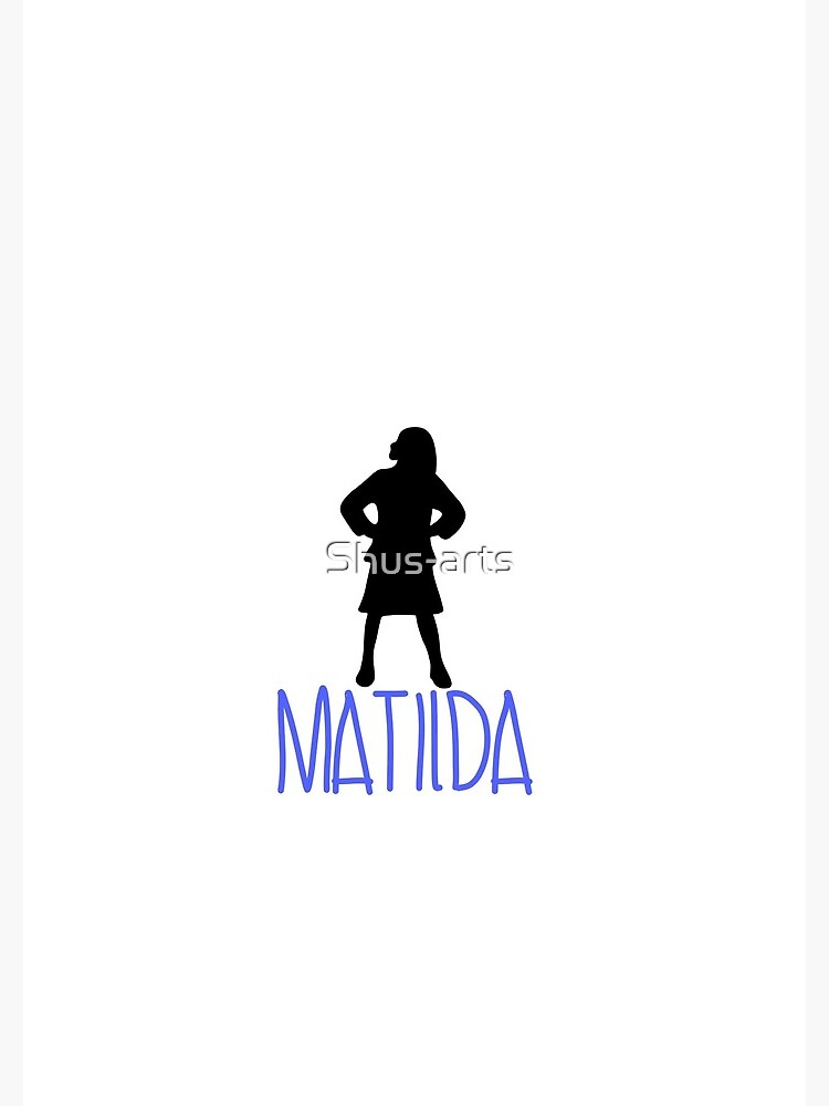 "Matilda logo" Journal for Sale by Shus-arts | Redbubble