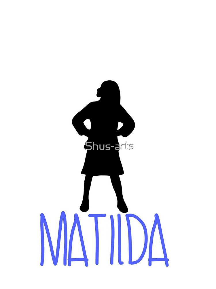 "Matilda logo" Sticker by Shus-arts | Redbubble