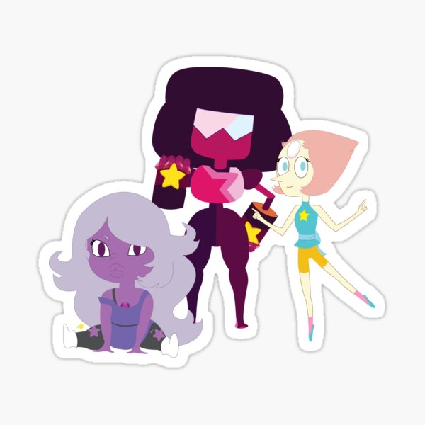 "Crystal Gems Chibi" Sticker for Sale by AthenaVictoria | Redbubble