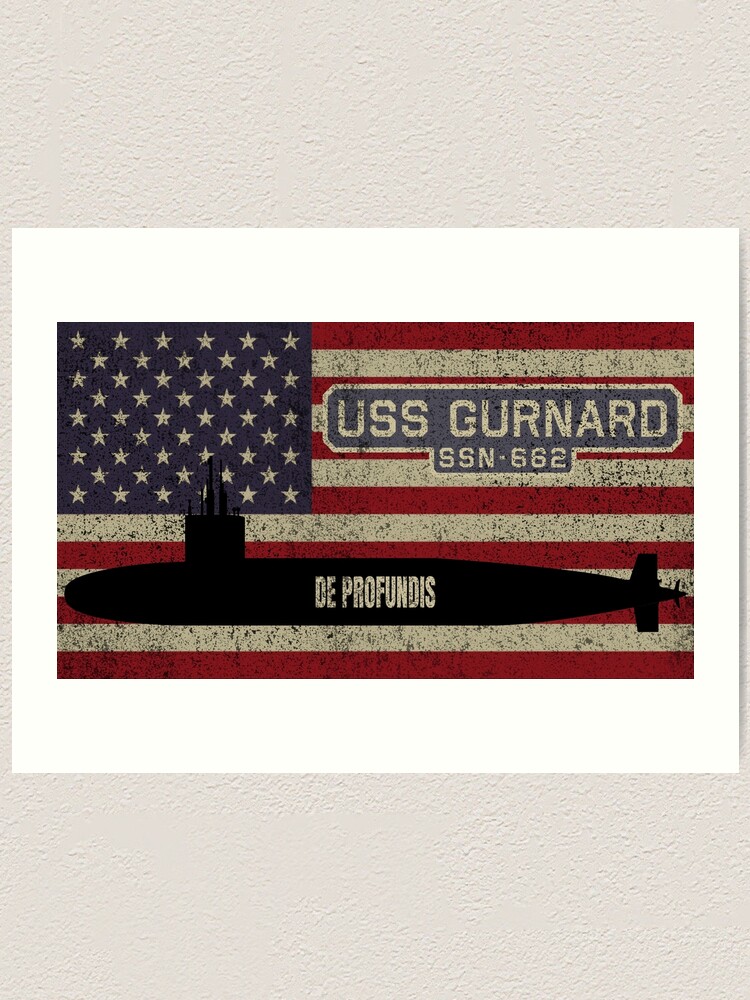 "USS Gurnard SSN-662 Sturgeon Class Nuclear Attack Submarine Vintage ...