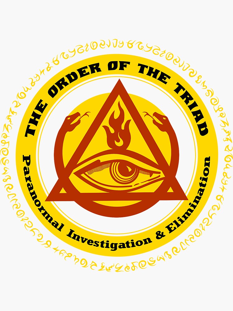 "The Order of the Triad" Sticker for Sale by shirtwarp | Redbubble