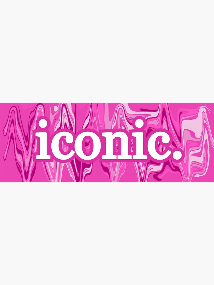 "iconic sticker" Sticker for Sale by emmalev | Redbubble