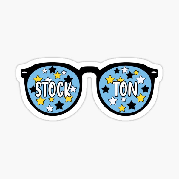 "Stockton Sunglasses " Sticker for Sale by NicholasForbes | Redbubble