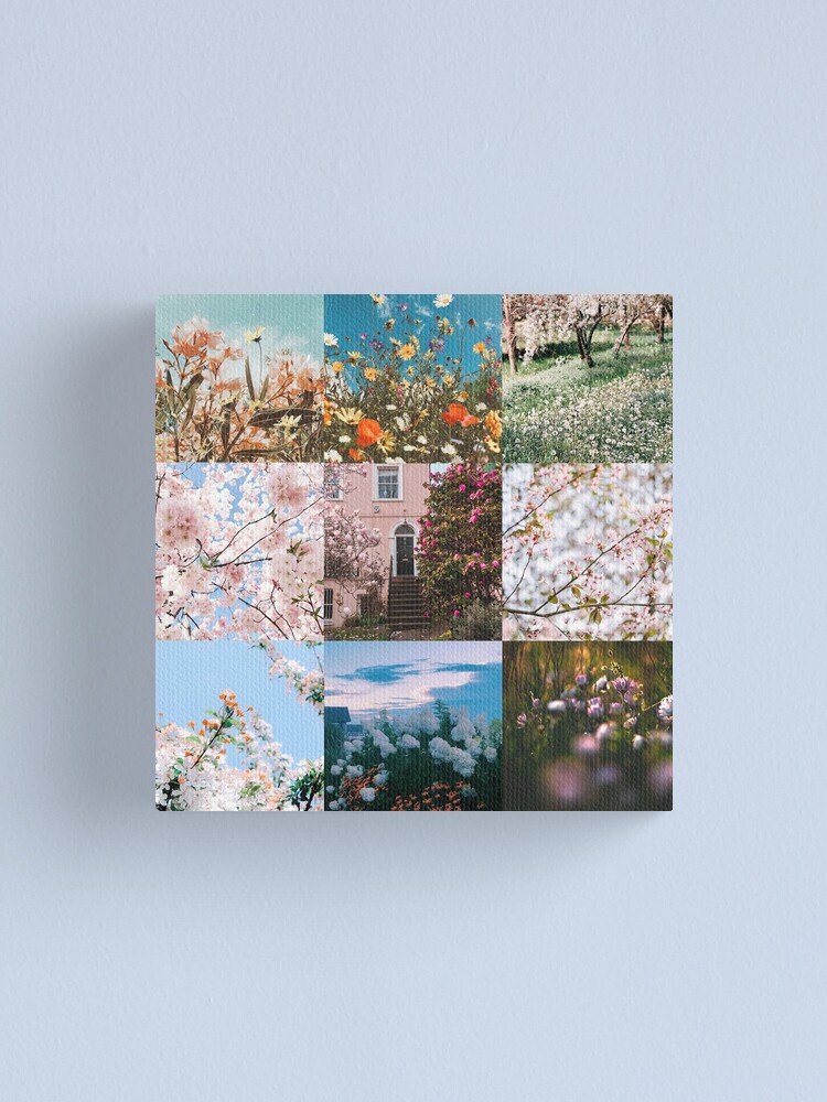 "Spring Mood Board 2" Canvas Print by Mrs-Chloe-Dixon | Redbubble