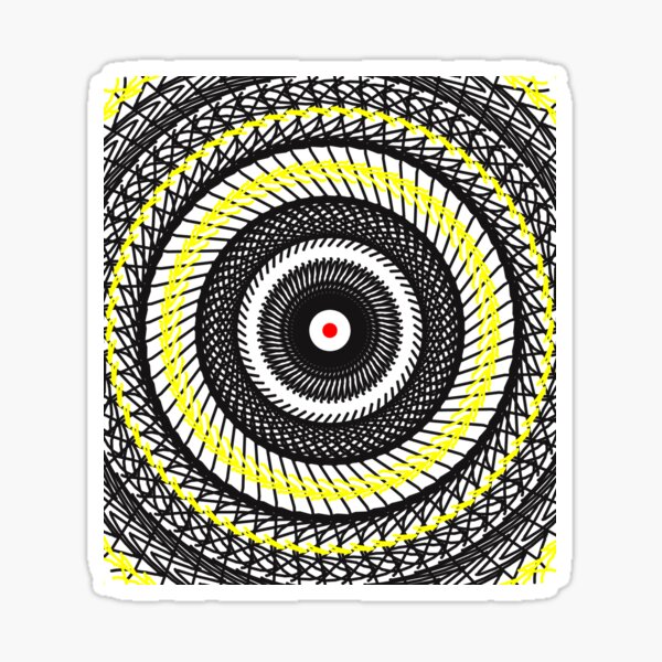 "Wheel of Life 1" Sticker by IFernandez | Redbubble