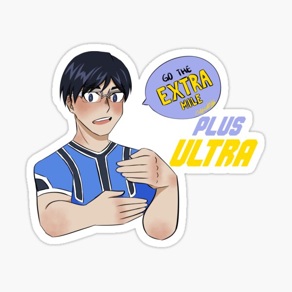 "Plus Ultra Iida Tenya" Sticker for Sale by saitoayumudp | Redbubble
