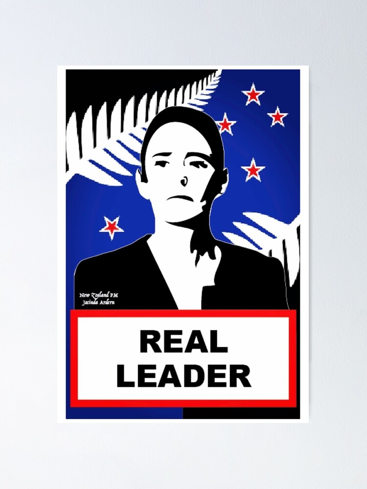 "Real leader" Poster for Sale by Rebeccaorzon | Redbubble