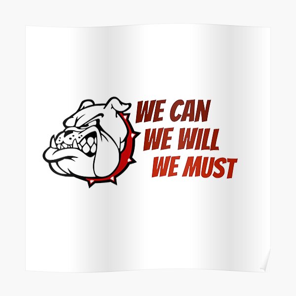 "Navarro Cheer - We can we will we must" Poster by KBOrca | Redbubble