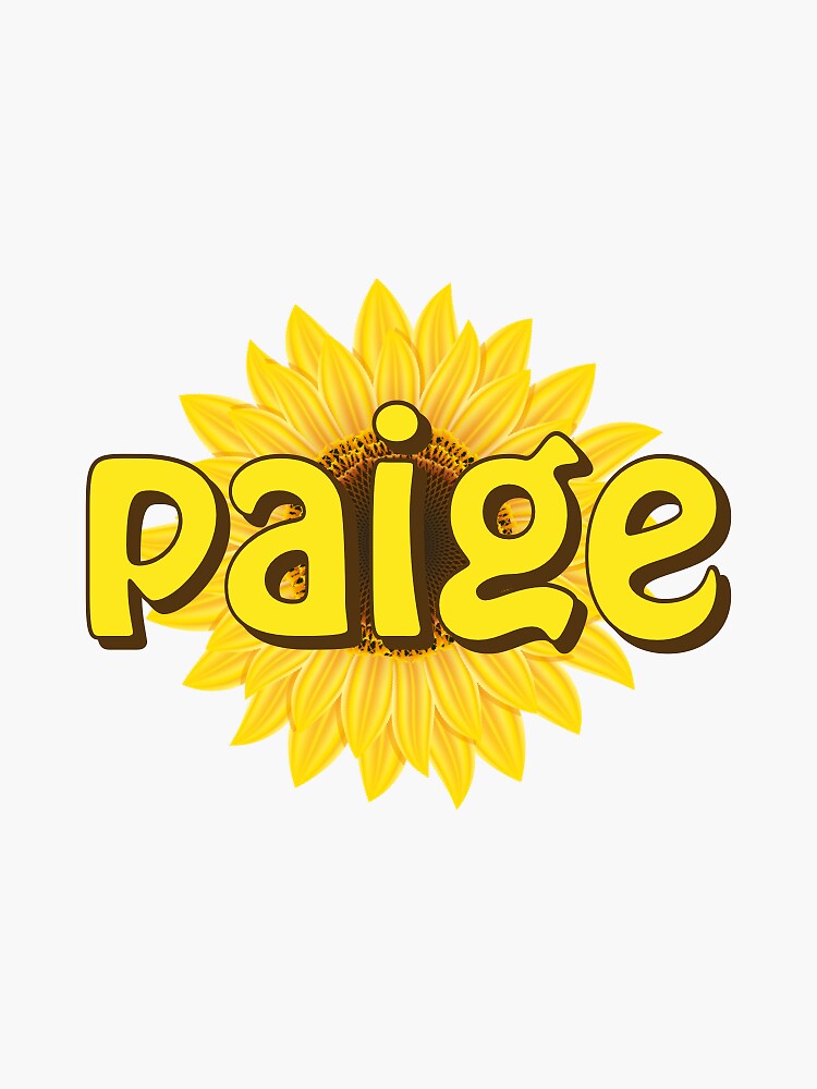"custom paige sticker" Sticker by licketystick | Redbubble