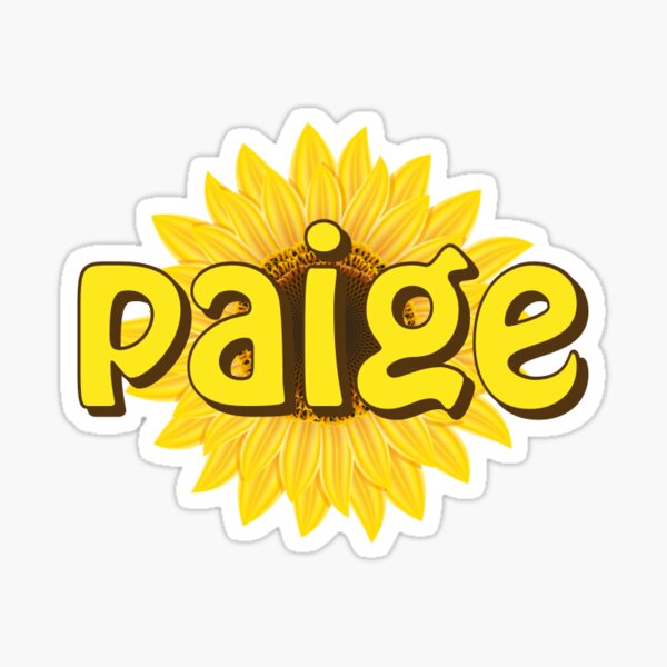 "custom paige sticker" Sticker by licketystick | Redbubble