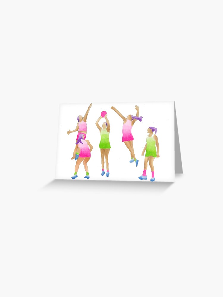 "Netball Team" Greeting Card for Sale by Kerry T | Redbubble