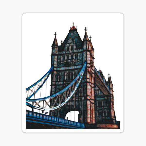 "London Bridge" Sticker for Sale by marlenewatson | Redbubble
