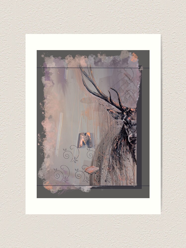 "Majestic - A Stag`s Poem" Art Print for Sale by UBubble | Redbubble