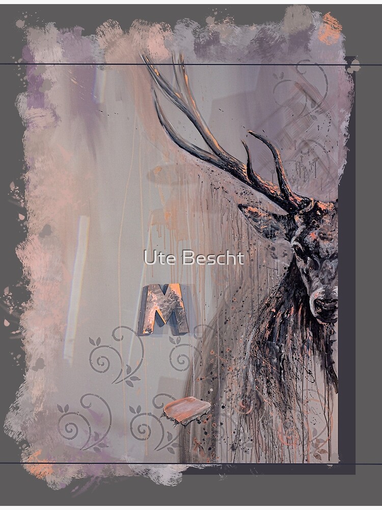 "Majestic - A Stag`s Poem" Poster for Sale by UBubble | Redbubble